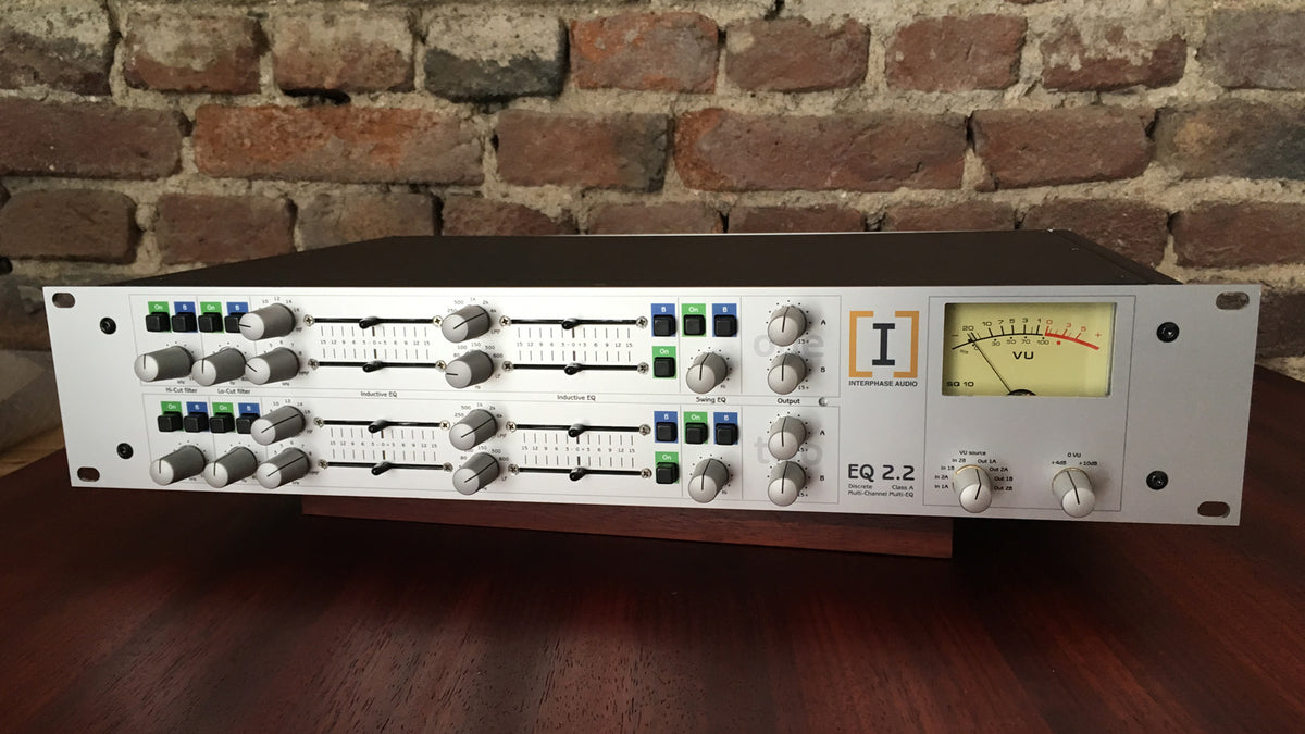 EQ 2.2-VU - Multi-channel / Multi-EQ – Interphase Audio